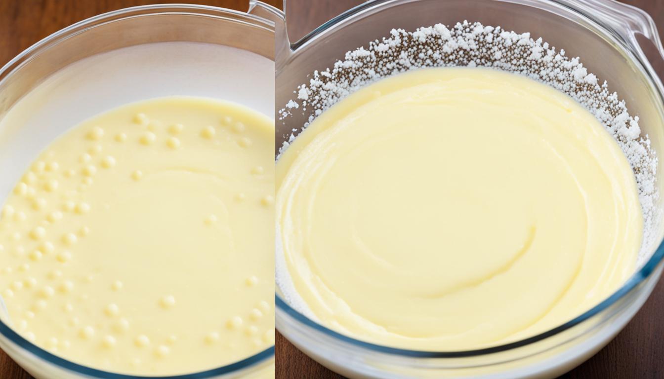 How do you thicken store-bought custard?