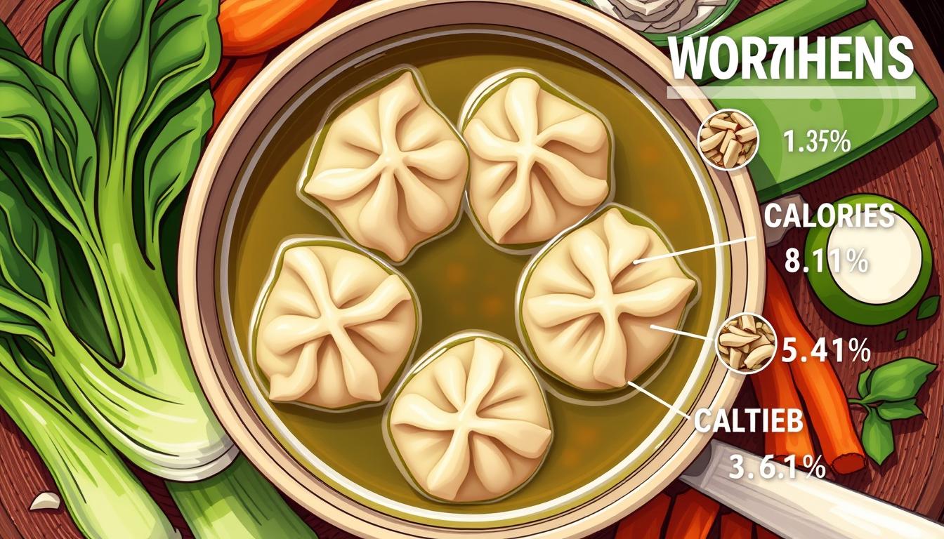 How many calories are in a wonton soup with 4 wontons? - Nevaeh Recipes